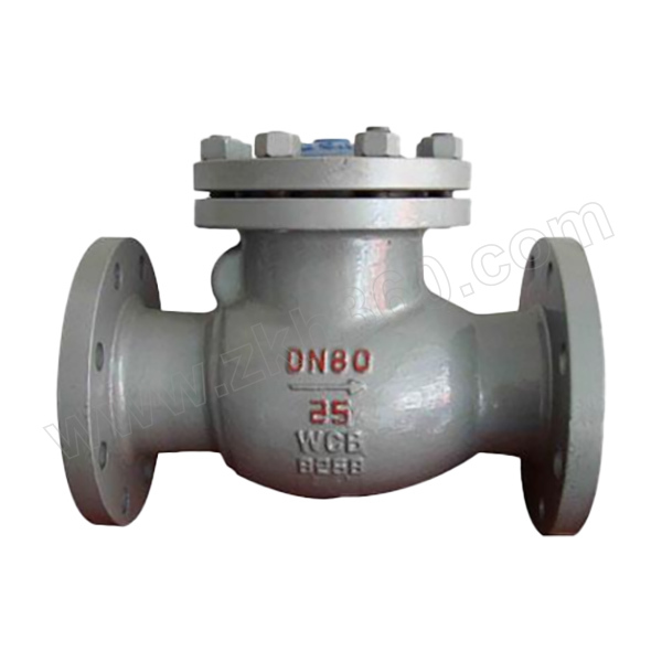 KRS/卡尔斯 碳钢止回阀 H41H-16C DN50 法兰连接接口 公称压力16bar 1台【多少钱 规格参数 图片 采购】-震坤行